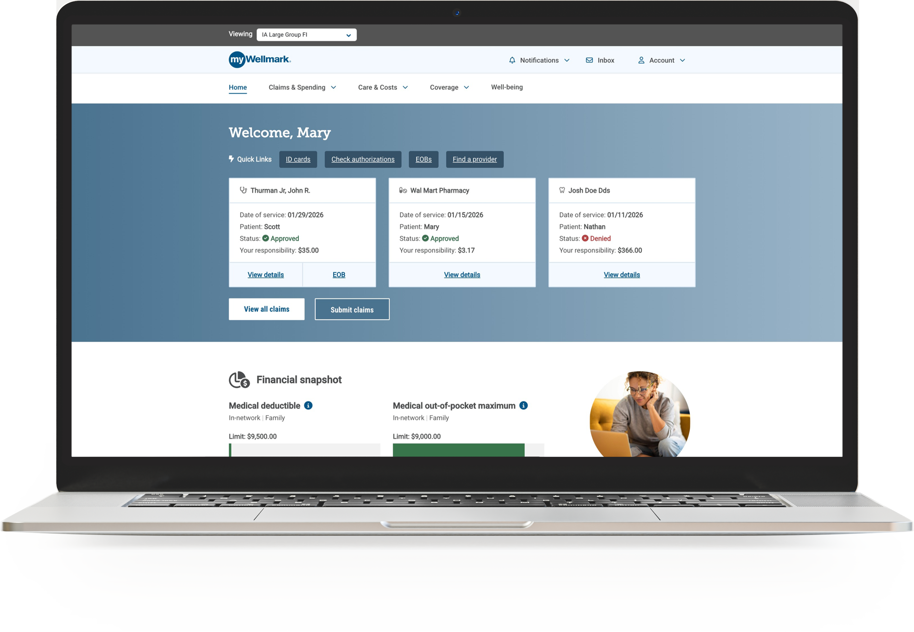 myWellmark | Secure portal for health benefits | Wellmark